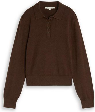 Tom Tailor Strickpullover Pullover & Strickjacken Strickpullover mit Polokragen