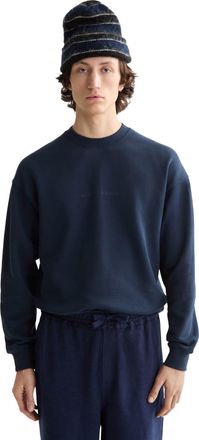 Scotch & Soda Herren Essential Badge Logo Crewneck Sweatshirt, Sky Captain, XXL