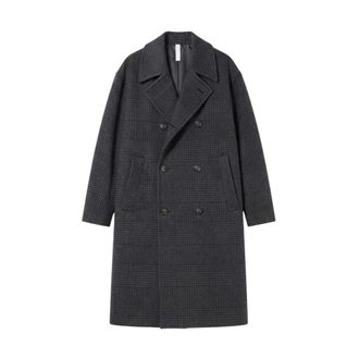 Hev&ograve; Brindisi Coat - - Coats - Herren - Grau - M