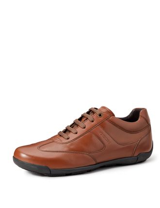 Geox Herren U Edgware A Sneaker, Cognac, 44 EU