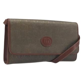 Gucci Sac bandouli&egrave;re vintage Pre-owned - Femme - Pre-owned - Vert - Taille: ONE Size