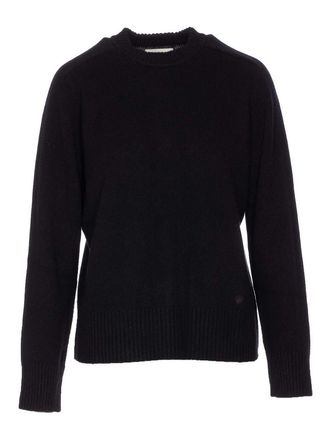 Loulou Studio Pull Col Rond - Noir