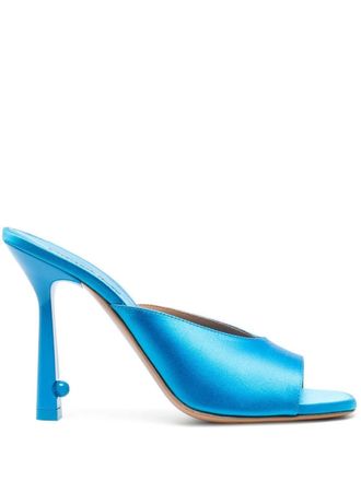 Off-white mules Pop Lollipop &agrave; bout pointu - Bleu