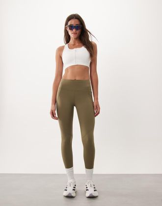 Sweaty Betty Power 7/8 Workout-Leggings in Khaki-Braun-Gr&uuml;n