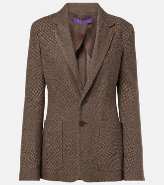 Ralph Lauren Collection Blazer Hailey aus Wolle, Seide und Kaschmir
