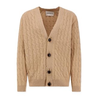 Amaranto Strickjacke aus Wolle und Kaschmir - - Knitwear - Herren - Braun - M