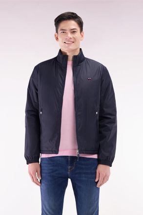 Eden Park Blouson Coupe-vent En Polyamide Mat Marine Brod&eacute;