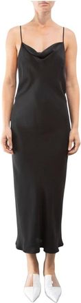 Pierantonio Gaspari Femme, Robes, Noir, Taille: 42 FR Abito Seta