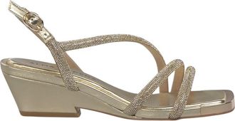 Alma En Pena Alma EN Pena, Femme, Chaussures, Jaune, Taille: 42 EU Sandale tubulaire &agrave; trois brides