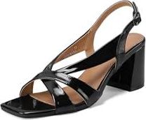 Queen Helena Sandales &agrave; talons moyens pour femme ZM11034, Noir, 35 EU