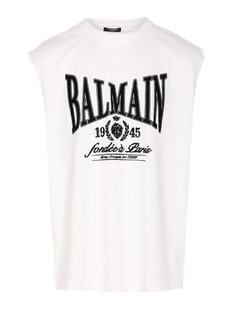 Balmain Top - Wei&szlig;