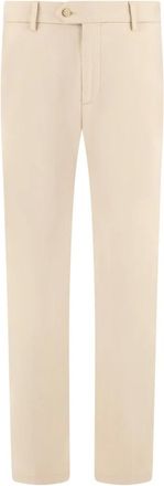 Boggi Milano Homme, Pantalons, Beige, Taille: 4XL Pantalon Panama Coton Tencel