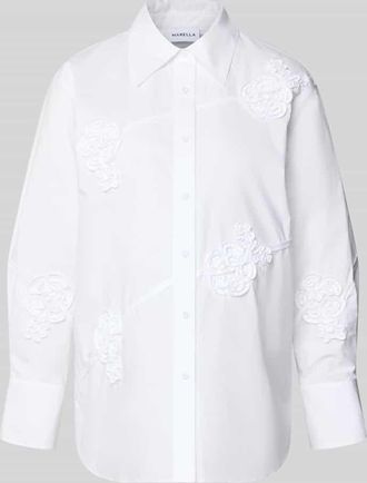 Marella Relaxed Fit Hemdbluse aus reiner Baumwolle Modell MILLCOMUNE