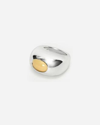 Arket Versilberter Ring -Silberfarben