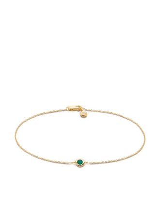 Monica Vinader bracelet en or 14ct à detail de chaine