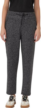s.Oliver Relaxed-Fit Hose mit Rei&szlig;verschlusstaschen und All-Over-Print