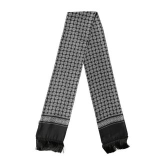 Dolce & Gabbana Homme, Accessoires, Multicolore, Taille: ONE Size Foulard &Eacute;charpe en Soie &agrave; Motif G&eacute;om&eacute;trique