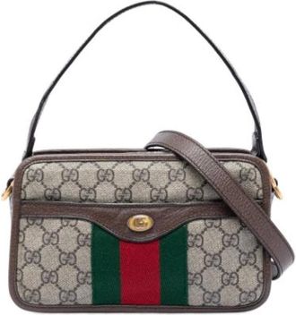 Gucci Sac bandouli&egrave;re Pre-owned - Femme - Pre-owned - Brun - Taille: ONE Size