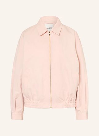 Sandro Sandro Blouson Mit Leinen rosa