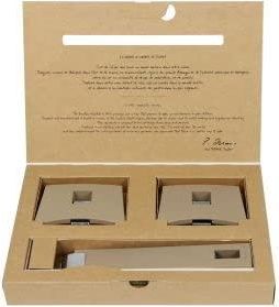 Cristel SPPLMAT Set mit 1 Griff und 2 Griffen, Mutine, abnehmbar, Taupe