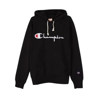 Champion Homme, Sweatshirts et sweats &agrave; capuche, Noir, Taille: XL Reverse Weave Sweat &agrave; capuche