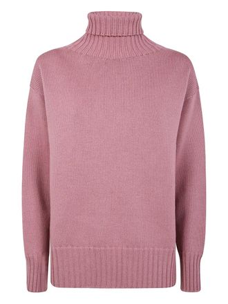 Drumohr Pullover mit Rollkragen - Rosa