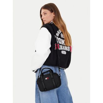 Tommy Jeans Handtasche Tommy Jeans Tjw Ess Daily Crossover AW0AW17889 Schwarz