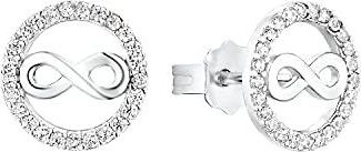 s.Oliver Boucles doreilles à tige en argent sterling 925 pour femmes, boucles doreilles, avec zircone synthétique, argent, livrées dans un coffret cadeau