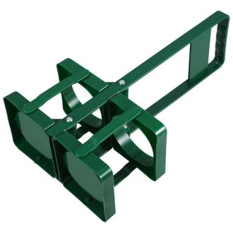 Lurrose Bierflaschenhalter Faltbar Kunststoffkorb mit Griff f&uuml;r 2 Flaschen Tragbar f&uuml;r Bar Club und Outdoor