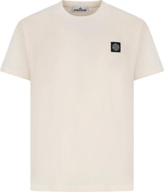 Stone Island Homme, Tops, Beige, Taille: XL SS T-Shirt