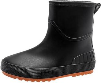 Generic Chaussures de pluie japonaises mi-mollet pour femmes, chaussures aquatiques &agrave; lext&eacute;rieur non mi-mollet, bottes de pluie courtes pour adultes, bottes d