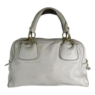Miu Miu Sac &agrave; main en cuir Pre-owned - Femme - Pre-owned - Blanc - Taille: ONE Size
