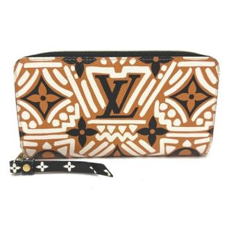 Louis Vuitton Portefeuille en toile Pre-owned - Femme - Pre-owned - Brun - Taille: ONE Size
