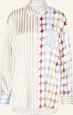 Herzen'sangelegenheit Herzens Angelegenheit Hemdbluse Aus Seide blau