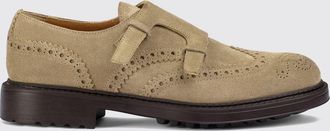 Doucal's Chaussures Monk strap en daim avec double boucle et bout rond