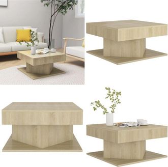 vidaXL Couchtisch Sonoma-Eiche 57x57x30 cm Holzwerkstoff - Couchtisch - Wohnzimmertisch - Esszimmertisch - Beistelltisch - Holzmöbel - Home & Living