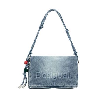 Desigual Femme, Sacs, Bleu, Taille: ONE Size Sacs bandouli&egrave;re