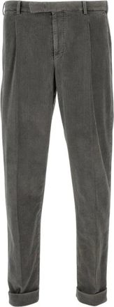 PT01 Pt01, Homme, Pantalons, Gris, Taille: XL Pantalon Chino en Velours C&ocirc;tel&eacute;