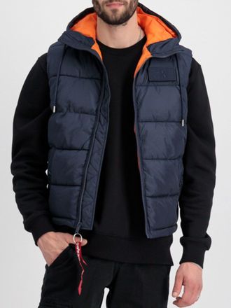 Alpha Industries Alpha Industries Kapuzen-Puffer-Weste FD Blau