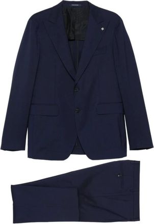 Tagliatore Homme, Costumes, Bleu, Taille: M Costume deux pi&egrave;ces avec broche d&eacute;corative