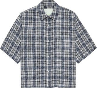 New Amsterdam Surf Association Homme, Chemises, Bleu, Taille: L Wijk Shirt Short Sleeves