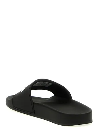 Balenciaga Womens Bicolor Plastic Slides Shoe