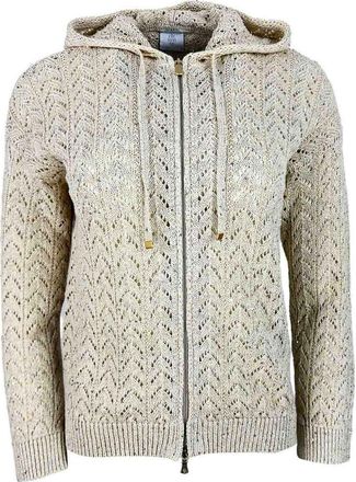 Eleventy Pull Col Rond - Blanc