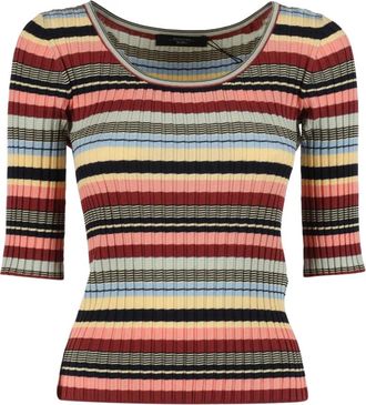 Max Mara Femme, Pulls, Multicolore, Taille: 42 FR Maglia-Canottiera-Top Guglia