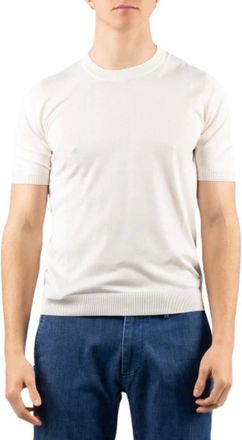Gran Sasso Homme, Pulls, Blanc, Taille: XL Tricots &agrave; col rond