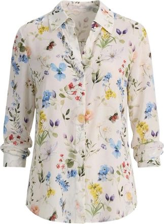 Alice & Olivia Femme, Blouses et Chemises, Multicolore, Taille: 36 FR Willa Silk Blouse