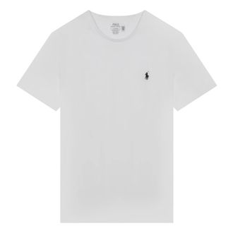 Polo Ralph Lauren Homme, Tops, Blanc, Taille: L T-shirt col rond manches courtes