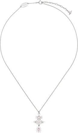 Vivienne Westwood Halskette - Bijoux Platinumwhitepink - Gr. unisize - in Quarz - für Damen