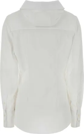 Jean Paul Gaultier Womens Hoodie Woman Fit Shirt White Felpe Sweater