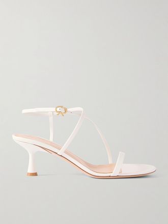 Gianvito Rossi Sandales En Cuir 55 - Blanc